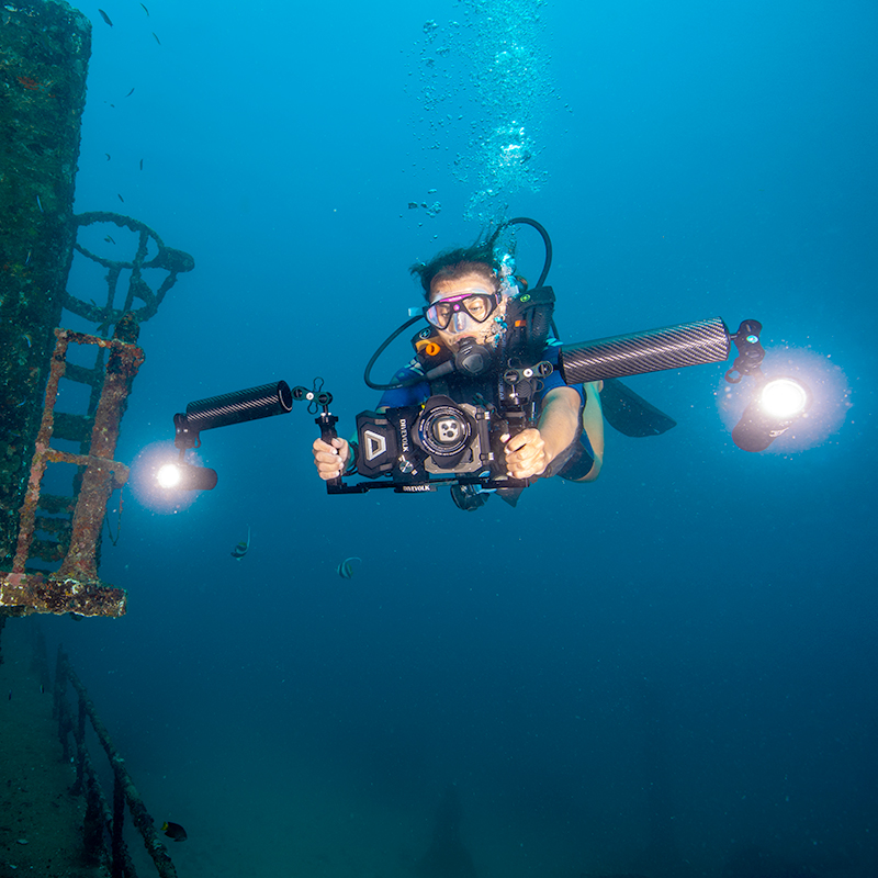 Bras Flotteur à Double Fixation Boule - 447g - Divevolk